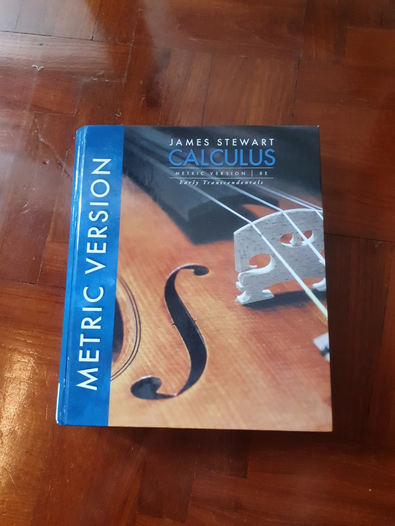 JAMES STEWART CALCULUS (8th edition), Hobbies & Toys, Books & Magazines ...