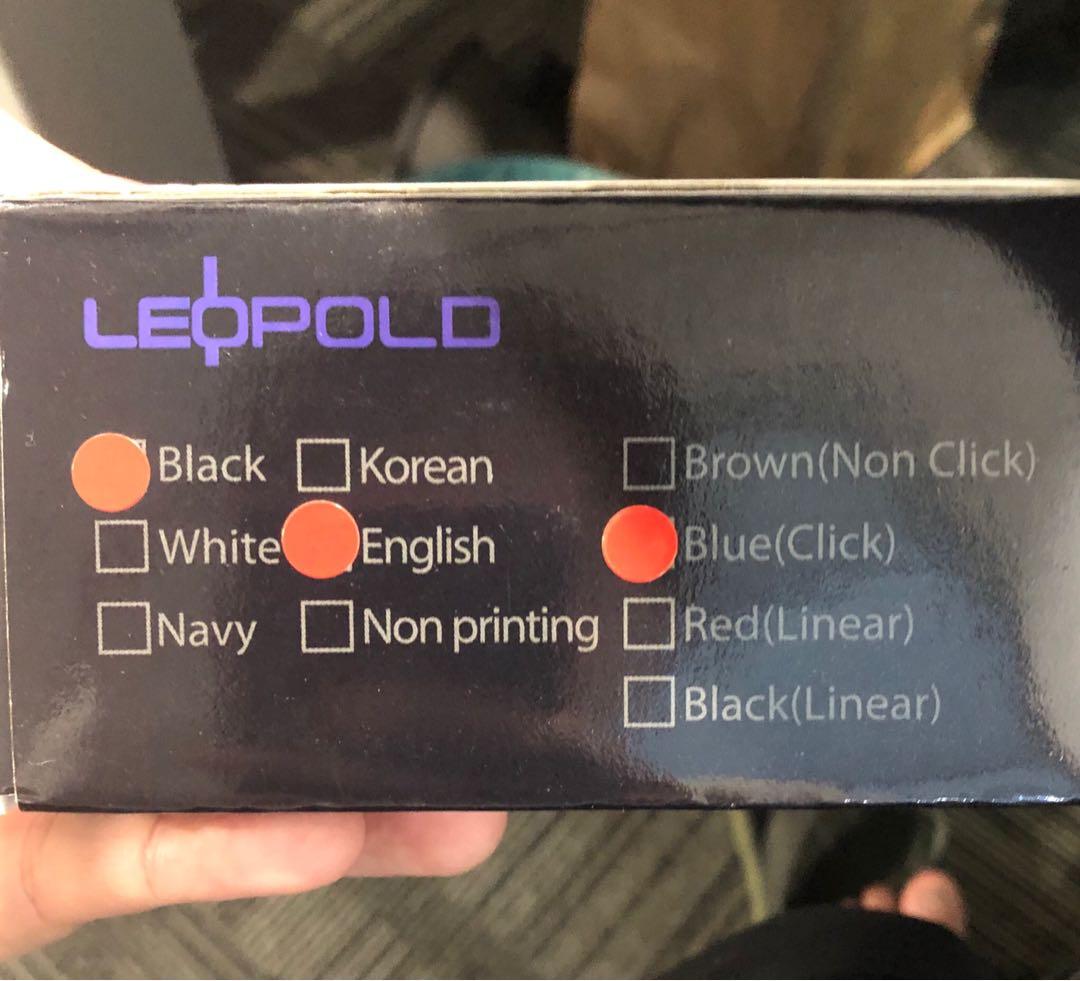 Leopold FC 660M blue switch mechanical keyboard, Computers & Tech ...