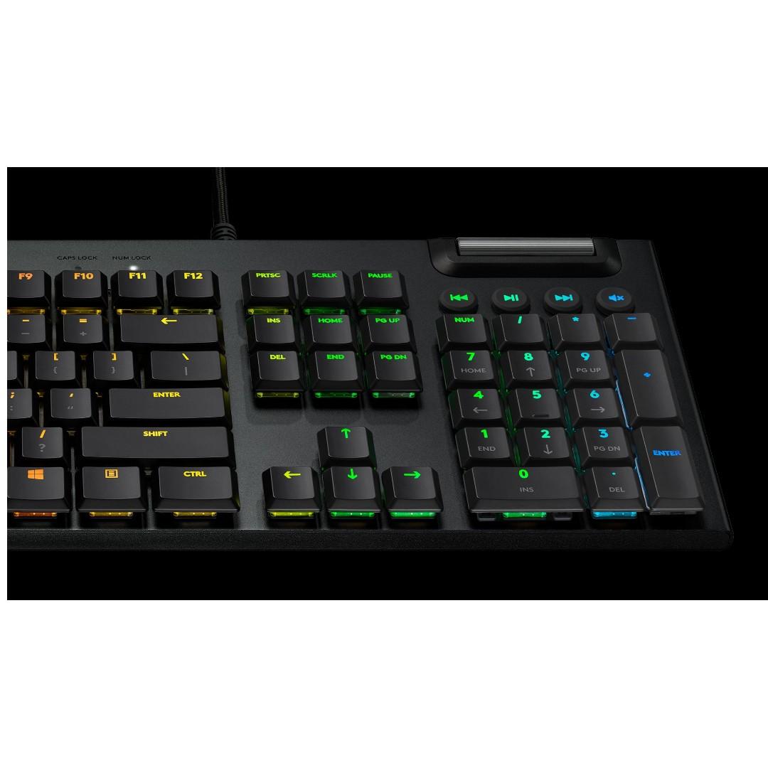 Logitech G815 Lightsync RGB Mechanical Gaming Keyboard, Computers ...