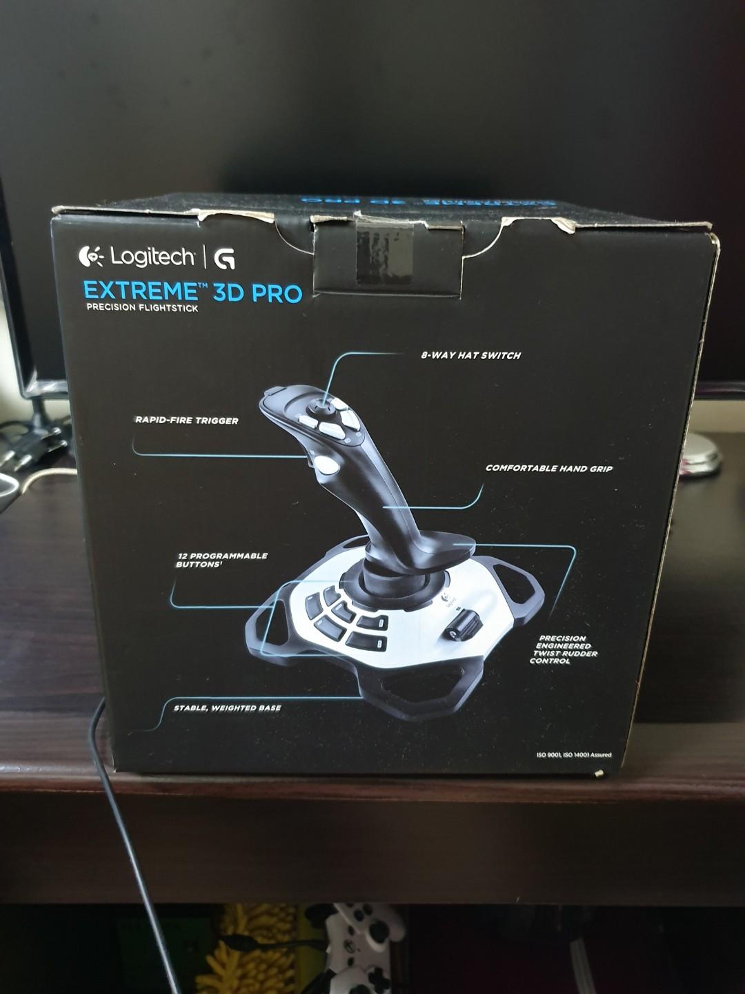 Logitech Precision Flightstick, Computers & Tech, Parts & Accessories ...
