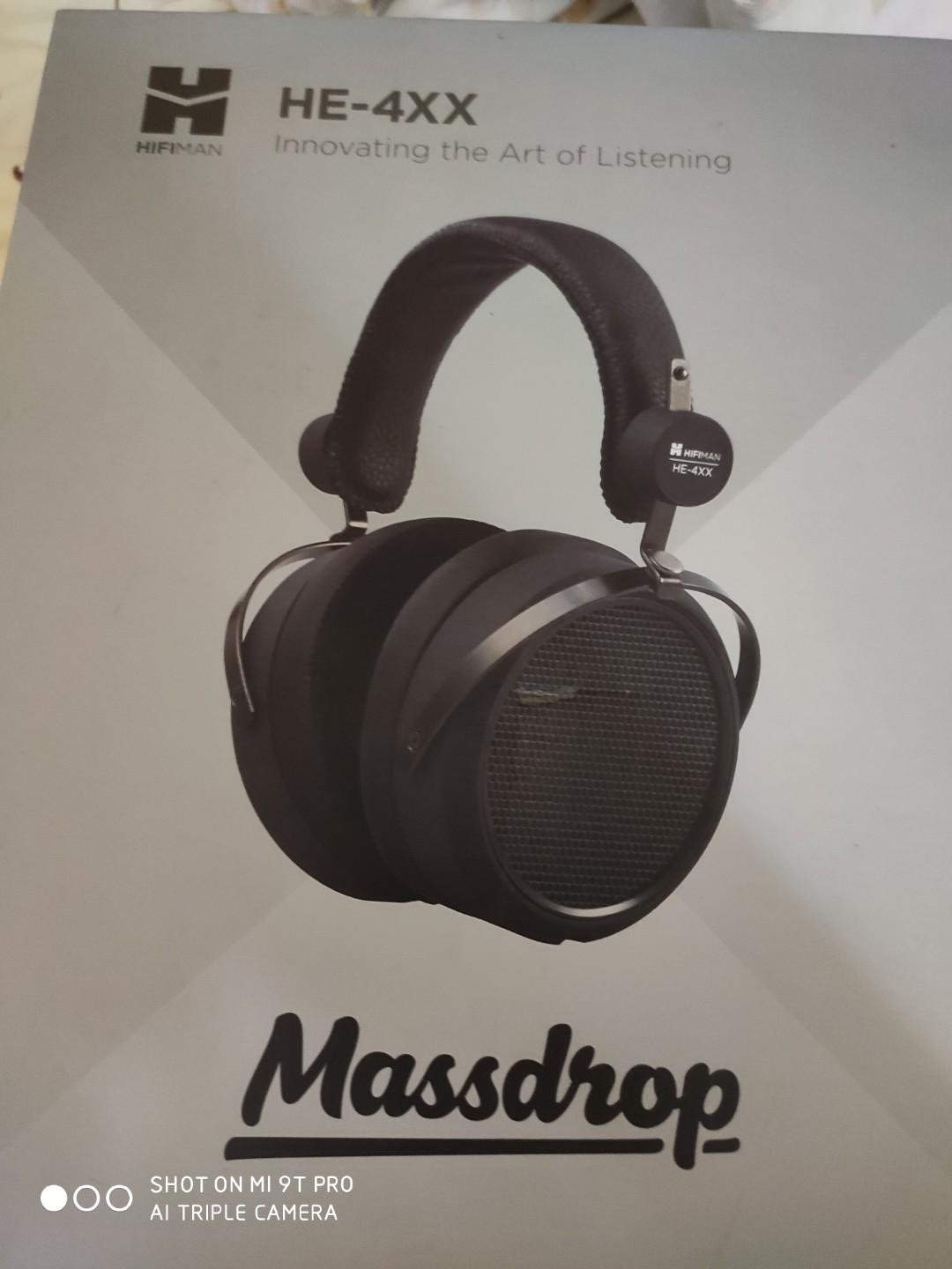 Massdrop x HIFIMAN HE-4XX, 音響器材, 可攜式音響設備 - Carousell