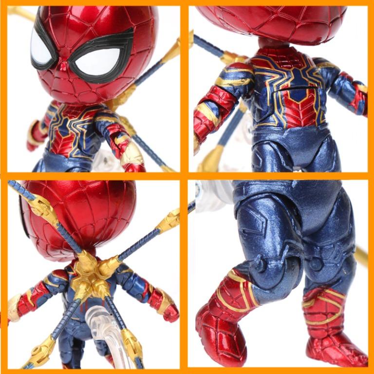 Nendoroid 1037 Avengers Spider-man Action Figure Spiderman Iron Spider ...