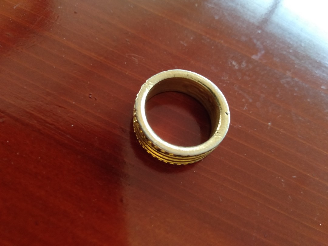 Old Japan Ring gold tone metal heavy, Hobbies & Toys, Memorabilia ...