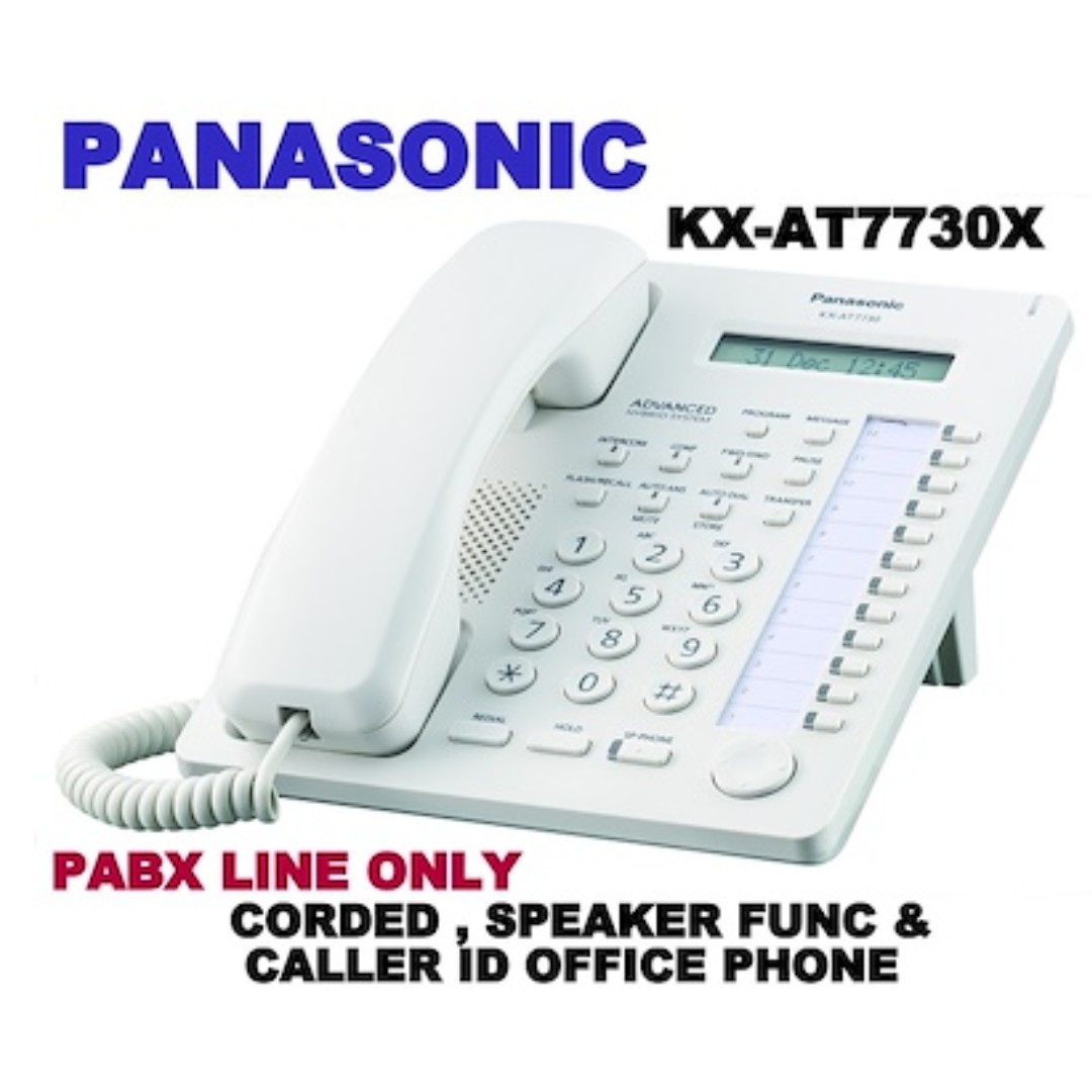 Panasonic KX-AT7730X 12 Analog Key phones only for PABX LINE, Mobile Phones & Gadgets, Mobile ...