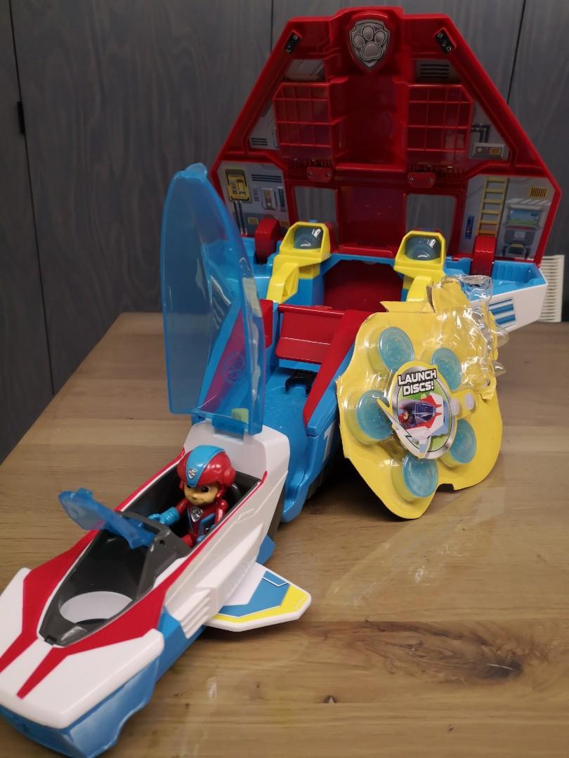 Paw patrol 2-in-1 transforming mighty pups jet command center, Hobbies ...