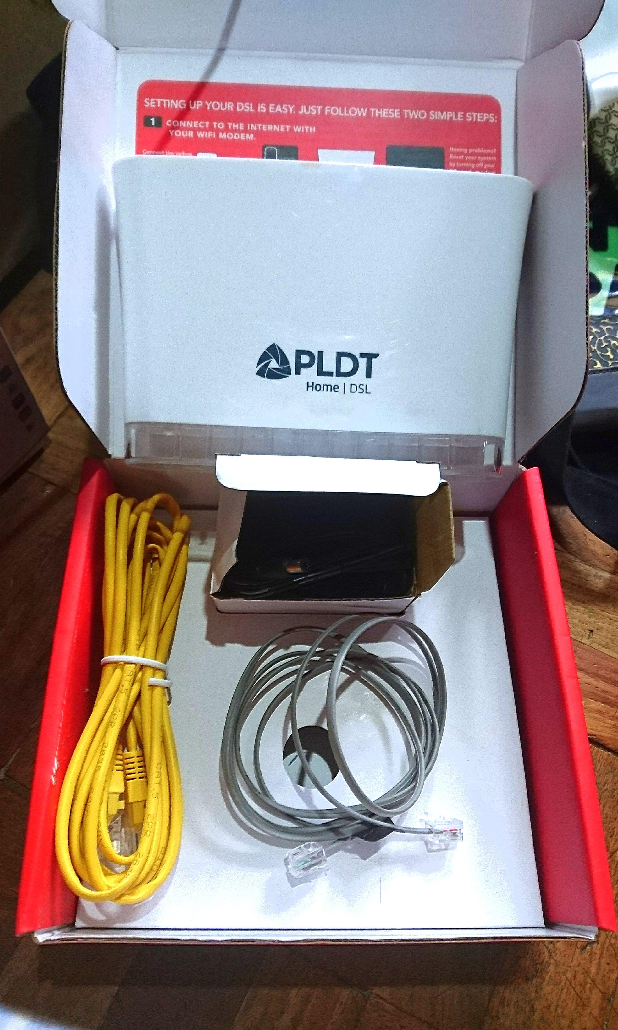 PLDT DSL WIFI NEW MODEM MODEL PROLINK PRS1241B, Computers & Tech, Parts ...