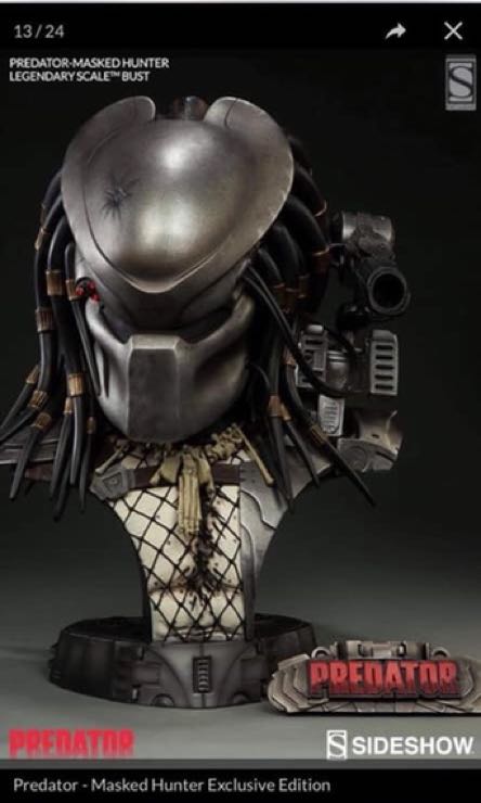Predator Sideshow Exclusive LSB 1/2scale, Hobbies & Toys, Toys & Games ...