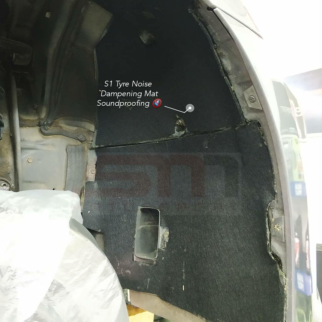 S1 Tyre Noise Damping Soundproofing Mat, Auto Accessories on Carousell
