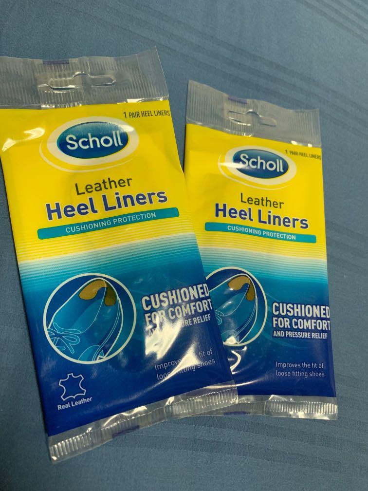 Scholl Leather Heel Liners, Men's Fashion, Footwear, Shoe inserts ...