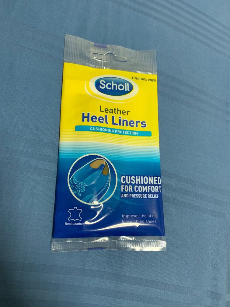 Scholl Leather Heel Liners, Men's Fashion, Footwear, Shoe inserts ...