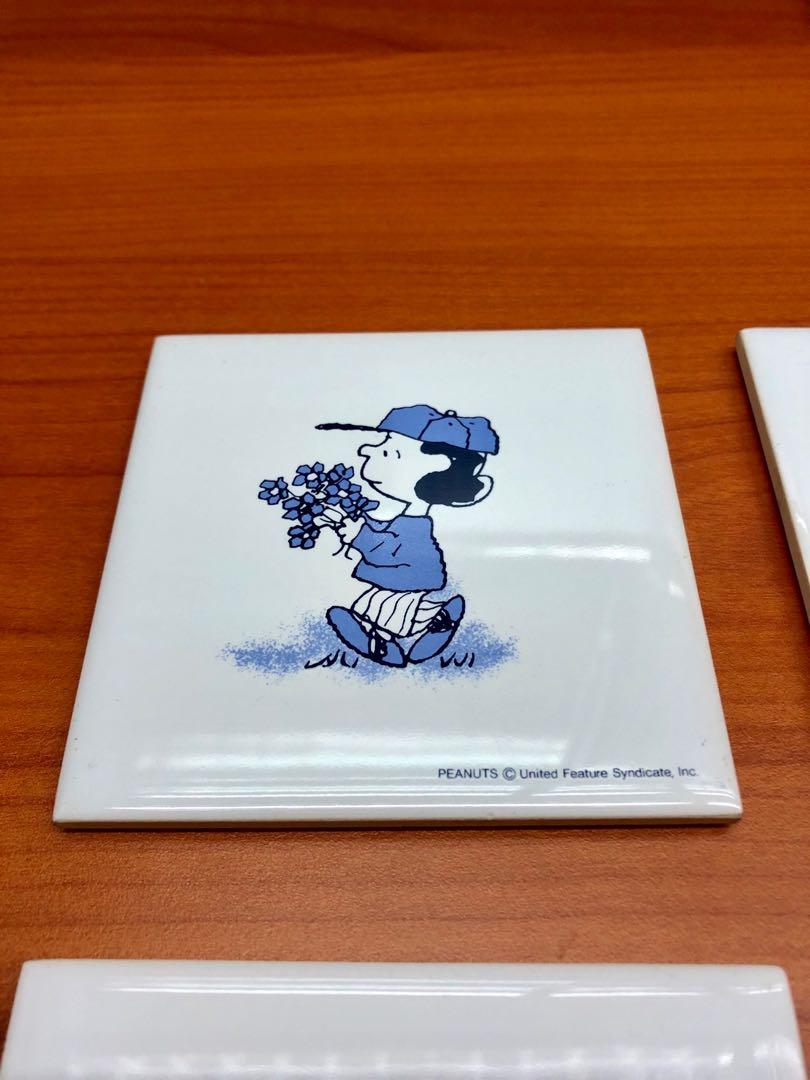 Snoopy Ceramic Tile, Furniture & Home Living, Kitchenware & Tableware ...