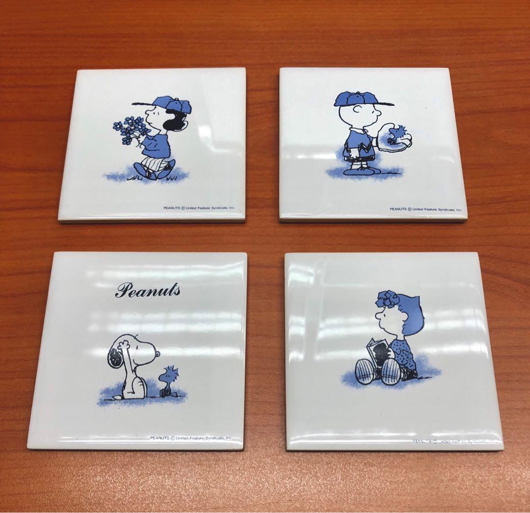 Snoopy Ceramic Tile, Furniture & Home Living, Kitchenware & Tableware ...