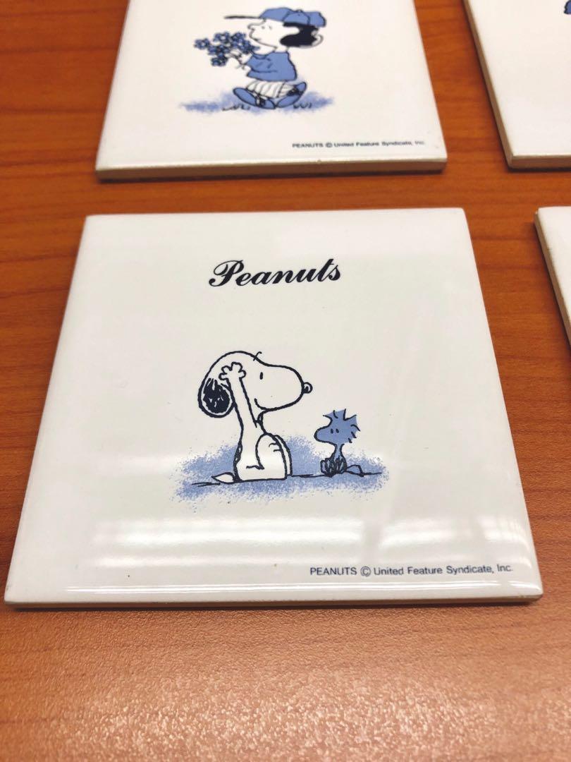 Snoopy Ceramic Tile, Furniture & Home Living, Kitchenware & Tableware ...