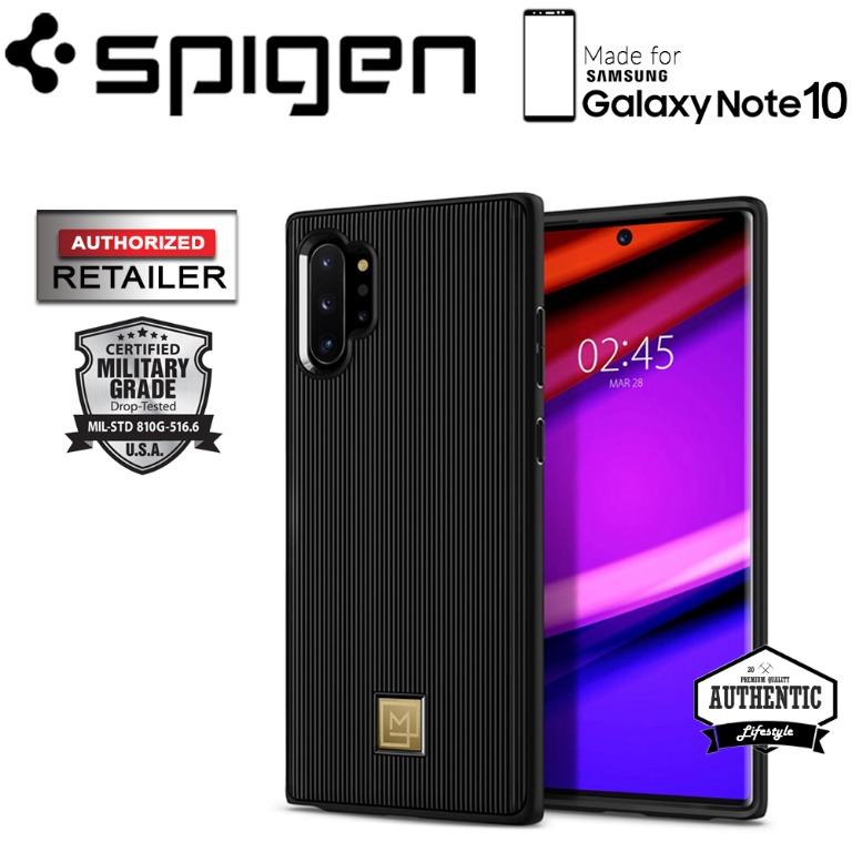 Spigen La Manon Classy Samsung Galaxy Note 10 Plus - Black, Mobile ...