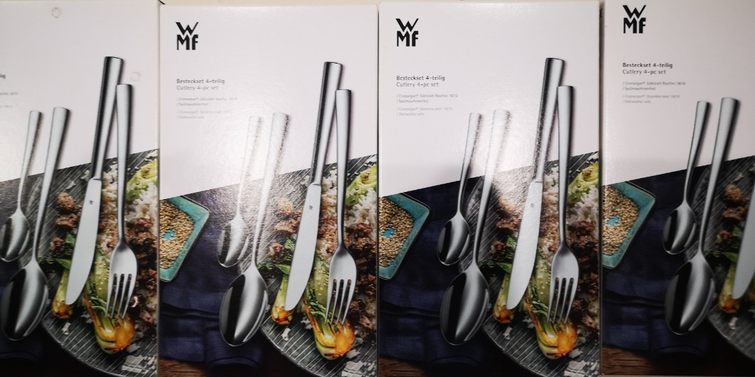 WMF cutlery 4-pc set, Furniture & Home Living, Kitchenware & Tableware ...