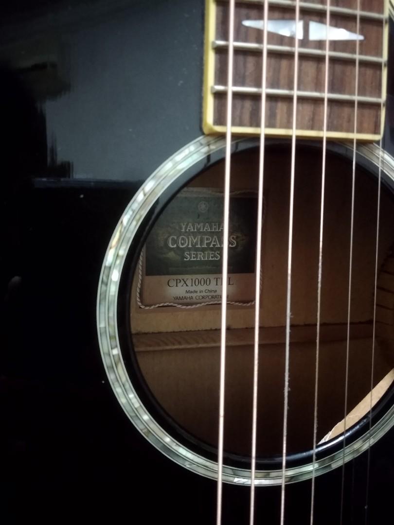 Yamaha Acoustic-Electric Guitar Compass Series, Hobbies & Toys, Music ...