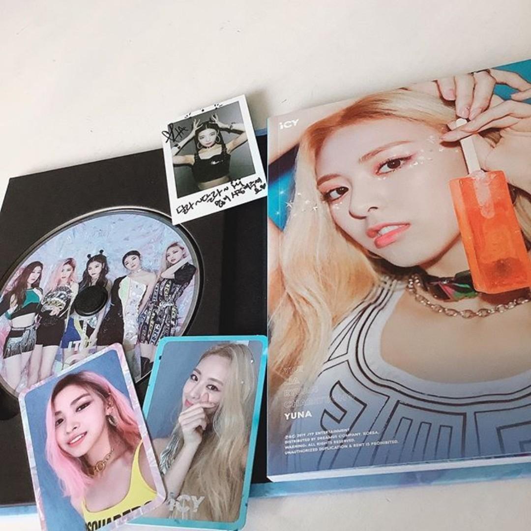 YUNA SLEEVE / YUNA COVER ITZY ITZ ICY OFFICIAL ALBUM ONHAND, Hobbies ...