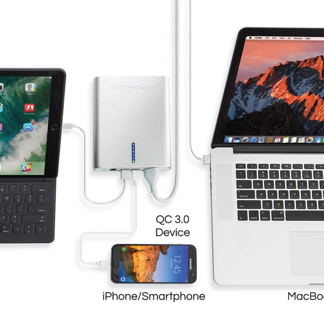 048 HYPERJUICE AC Battery Pack 100Wh 26,800mAh [Silver], Mobile Phones ...