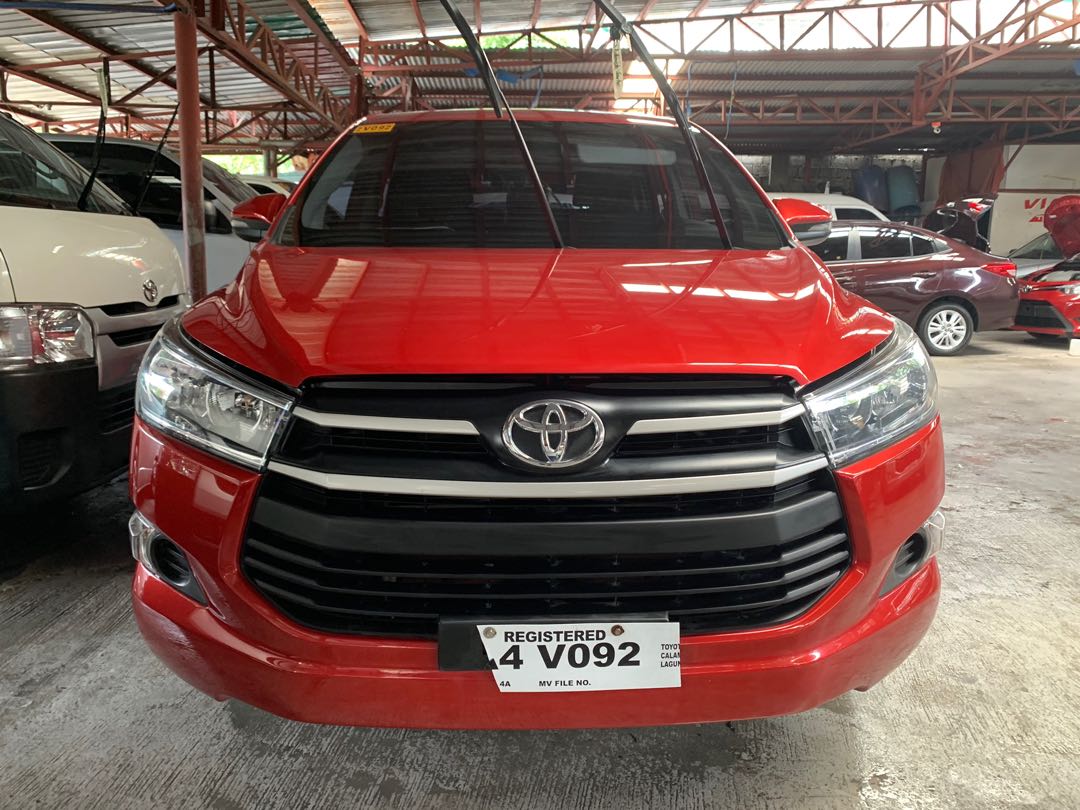 2018 Innova 2.8 J Manual Red, Cars for Sale on Carousell