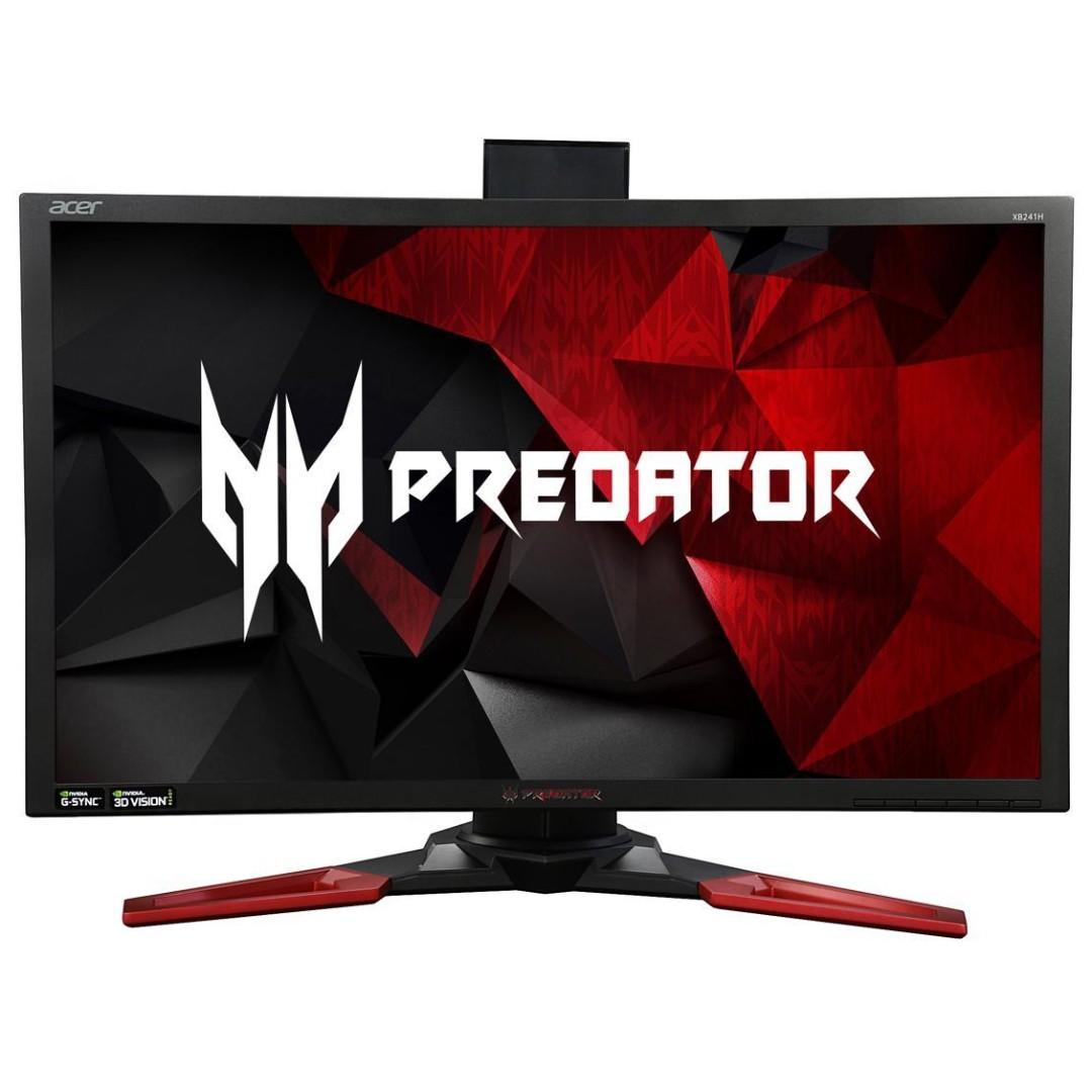 Acer Predator NVIDIA G-SYNC LED Gaming Monitor, Computers & Tech, Parts ...