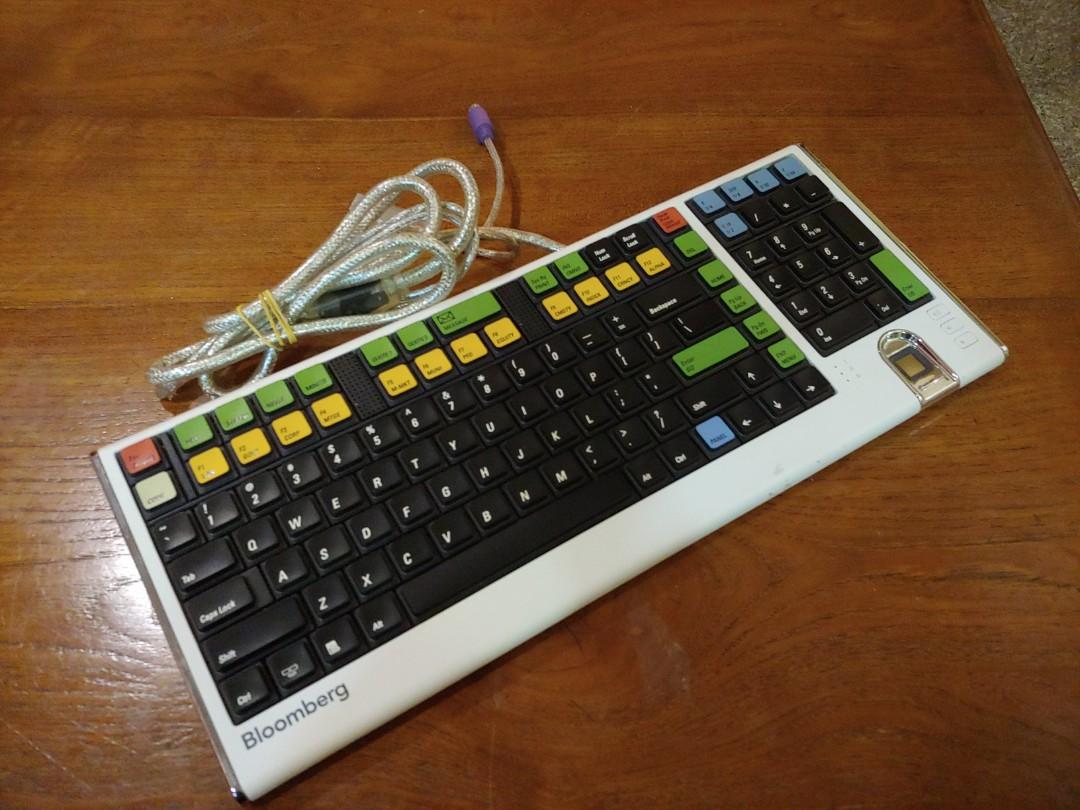 Bloomberg FRE100 USB PS2 keyboard, Computers & Tech, Parts ...