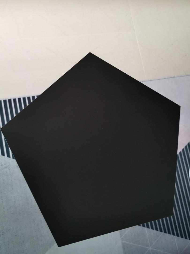 Brand New Metallic Polygon-shapes Side Table, Furniture & Home Living ...