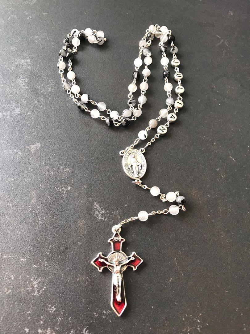 Handcrafted Customised Catholic Rosary, Hobbies & Toys, Memorabilia ...