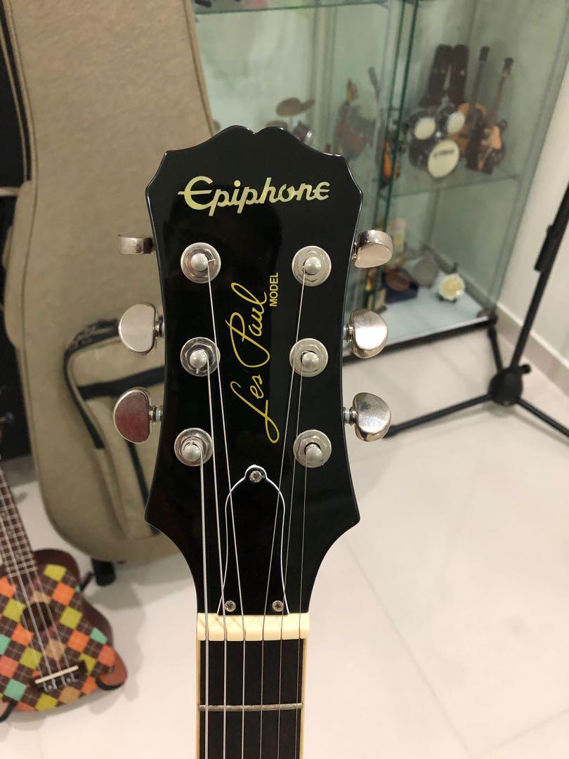 Epiphone Les Paul Standard Gold Top, Hobbies & Toys, Music & Media ...