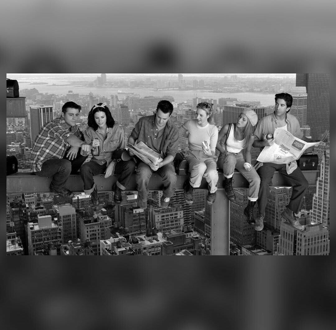 Friends Tv Show Black And White