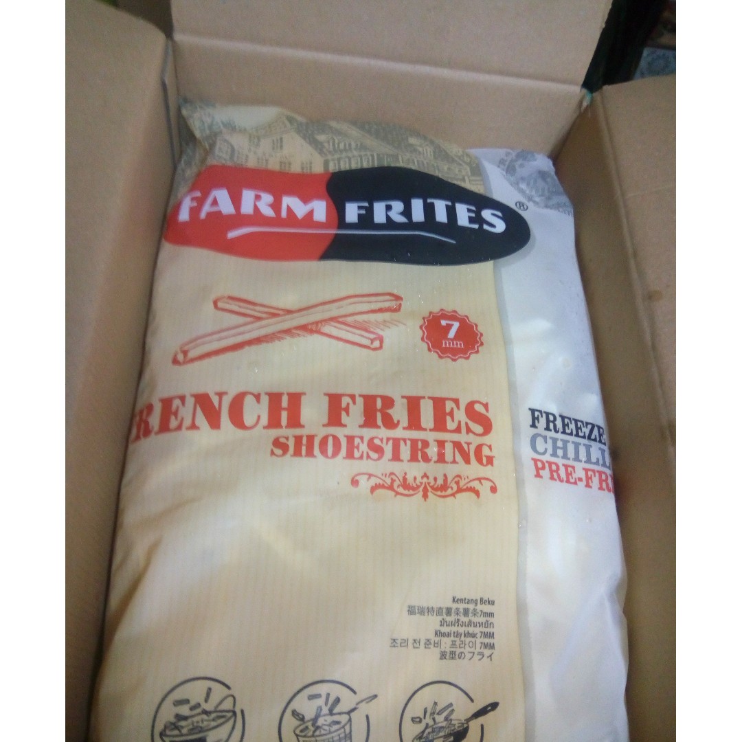 Frozen Farm Frites French Fries, Men's Fashion, Bags, Backpacks on ...