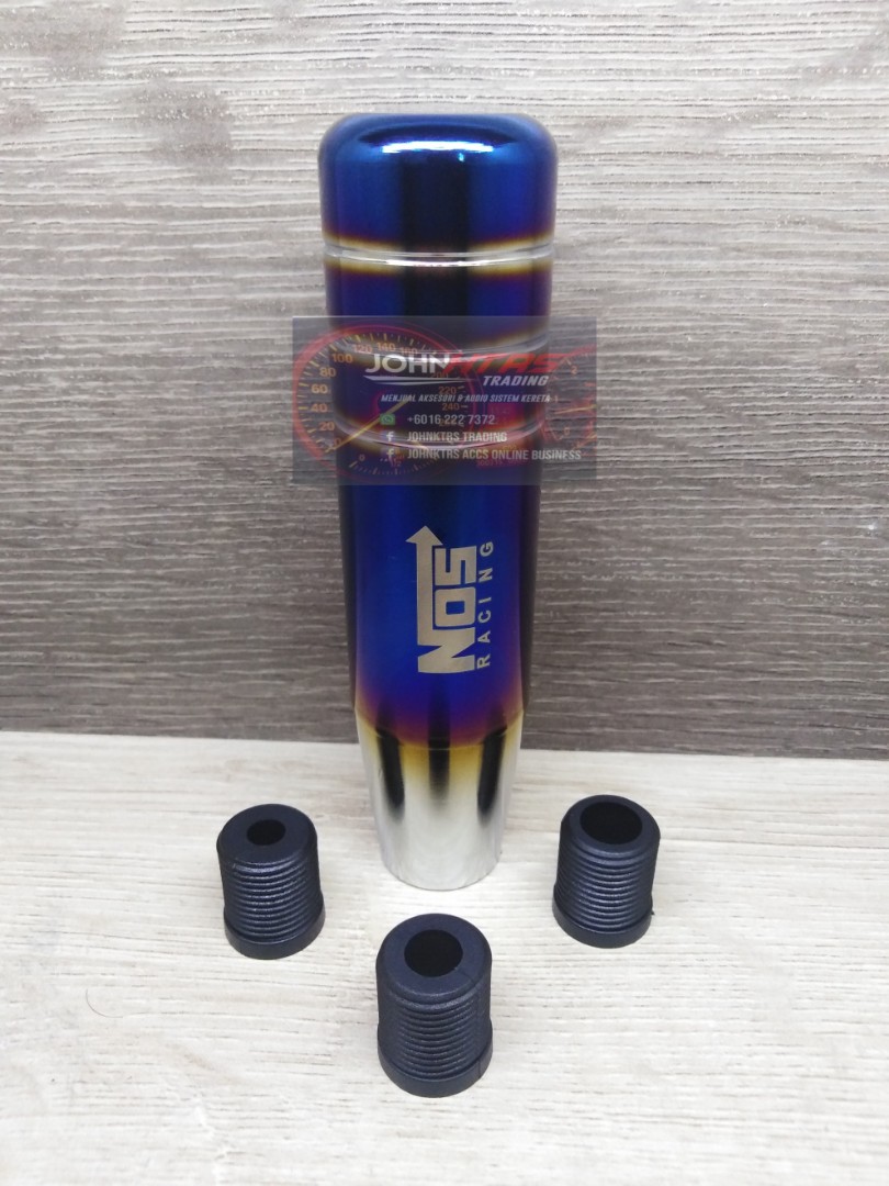 GEAR KNOB NOS RACING TITANIUM STYLE UNIVERSAL MANUAL CAR, Auto ...