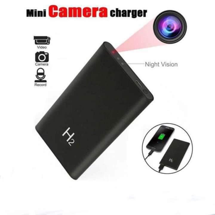 H2 Night Vision Power Bank Spy Hidden Pinhole Camera, Furniture & Home ...