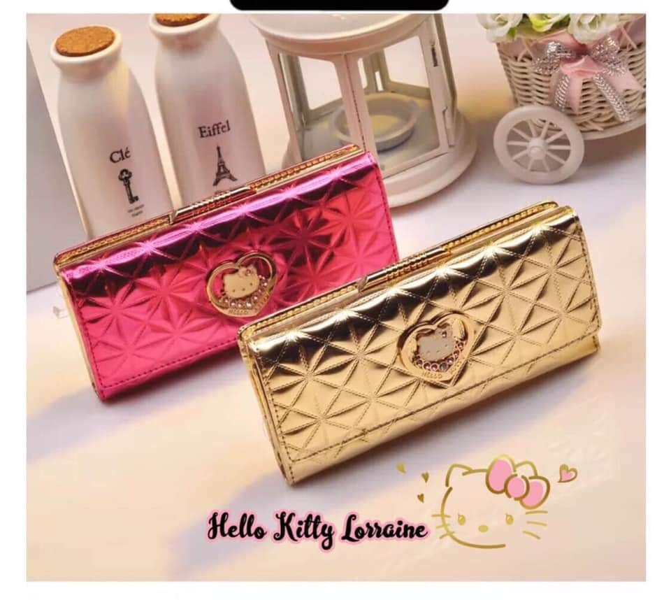 Hello Kitty Long Wallet Original, Luxury, Bags & Wallets on Carousell