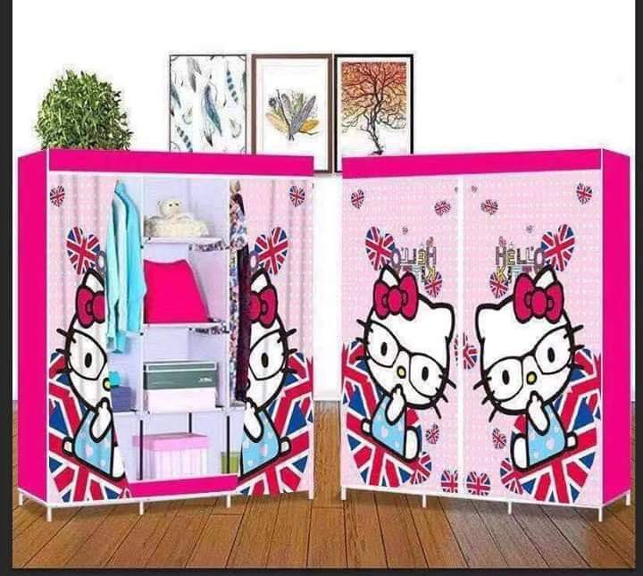 HELLO KITTY WARDROBE CABINET, Furniture & Home Living, Furniture ...
