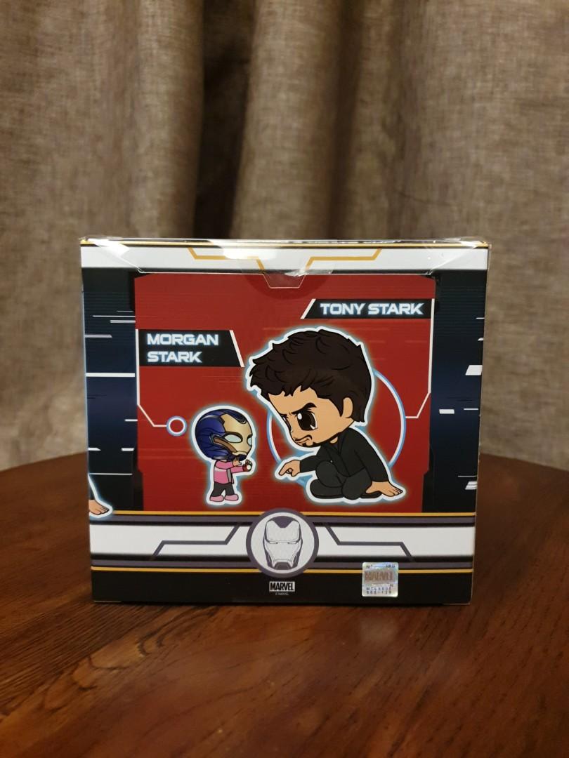 Hot Toys Avengers: Endgame Tony Stark and Morgan Stark with Backdrop ...