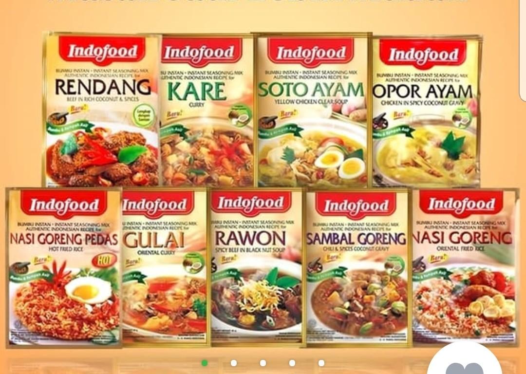 Indofood Bumbu Instan, Food & Drinks, Packaged & Instant Food on Carousell