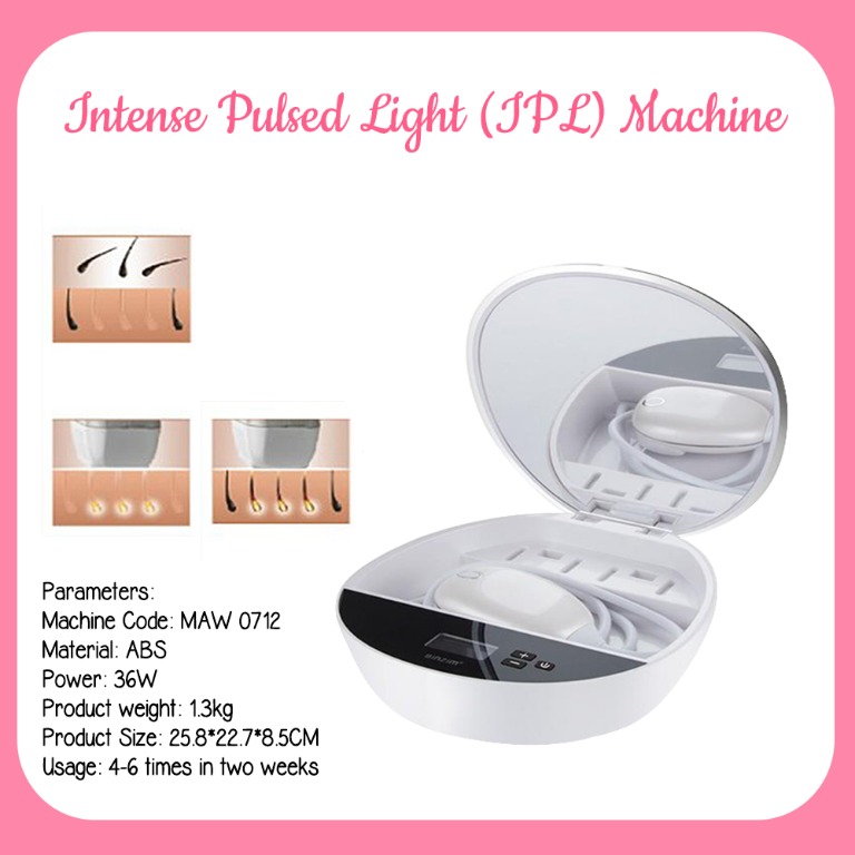 IPL MACHINE ITH VANITY MIRROR, Beauty & Personal Care, Face, Makeup on ...