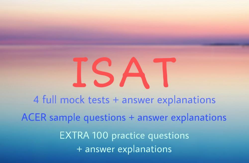 ISAT Preparation Resources: Practice Papers and Explanations ...