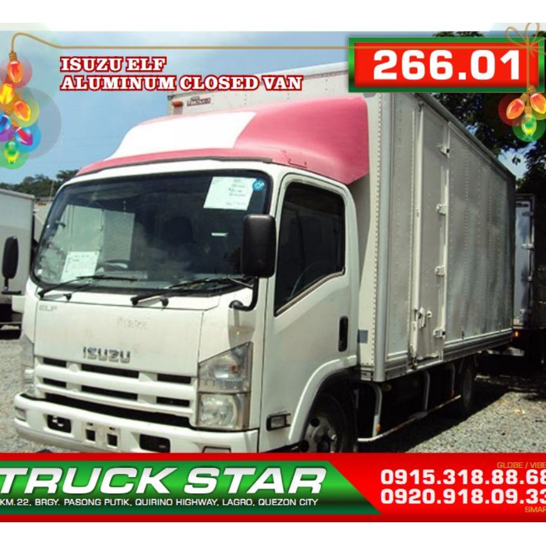 Isuzu Elf Aluminum Closed Van 4JJ1 Engine Truck For Sale, Special ...