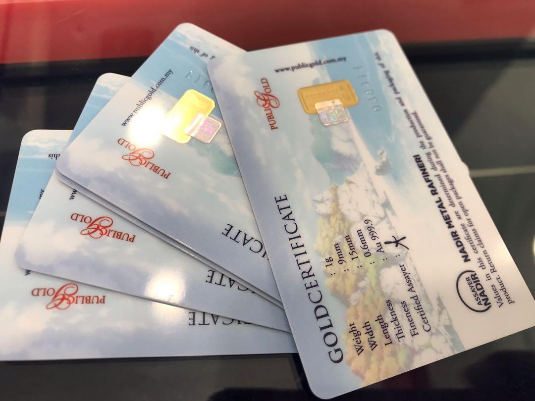 Kad Pos wau punlic gold, Men's Fashion, Watches & Accessories, Jewelry on Carousell