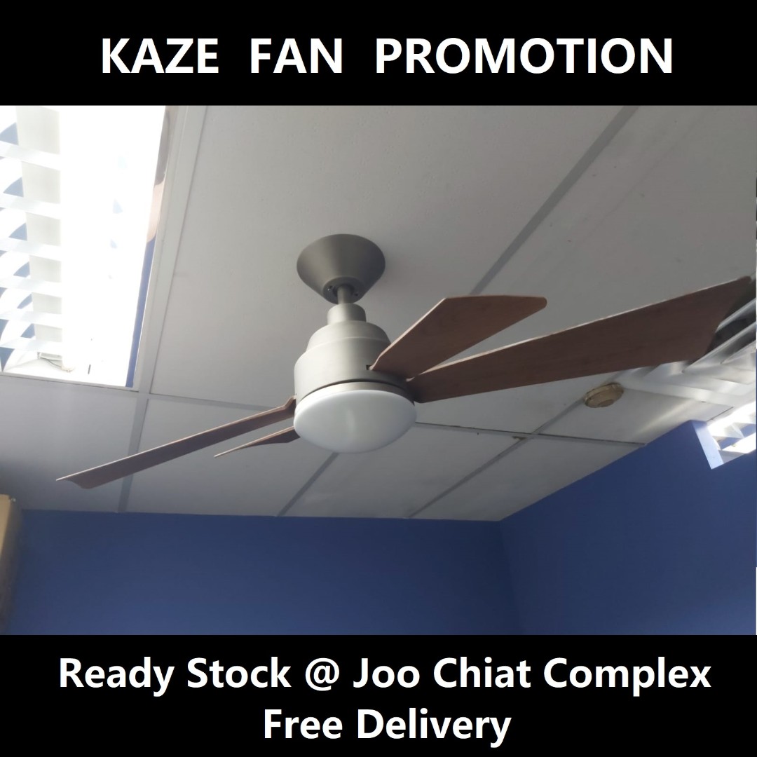 KAZE Fujin2 48-inch DC Ceiling Fan Incl. Installation, Home Appliances ...