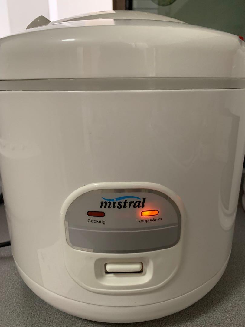 Mistral 1.8L Rice Cooker (10 Cups), TV & Home Appliances, Kitchen ...
