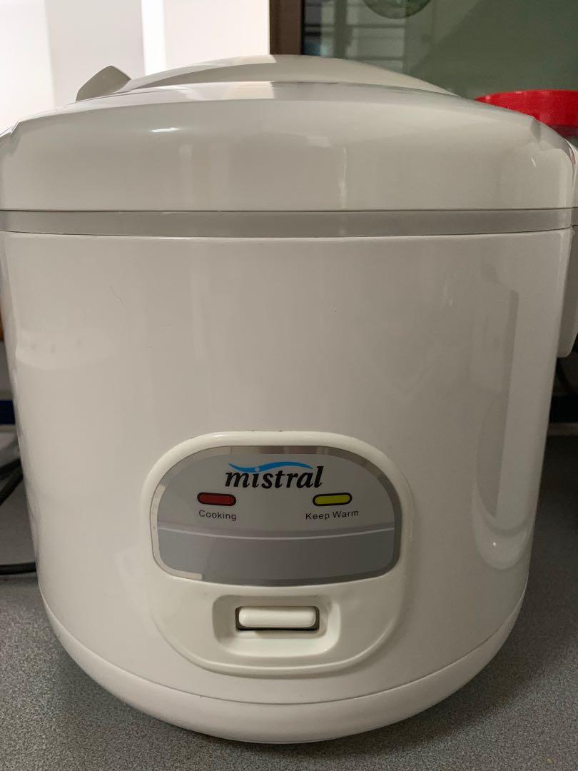 Mistral 1.8L Rice Cooker (10 Cups), TV & Home Appliances, Kitchen ...
