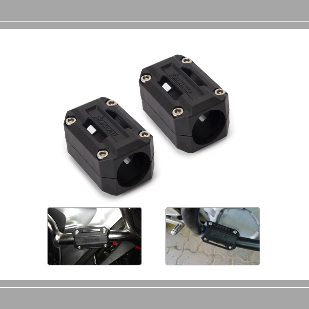 Motorcycle Crash Bar Bumper Guard Block, Motorcycles, Motorcycle ...