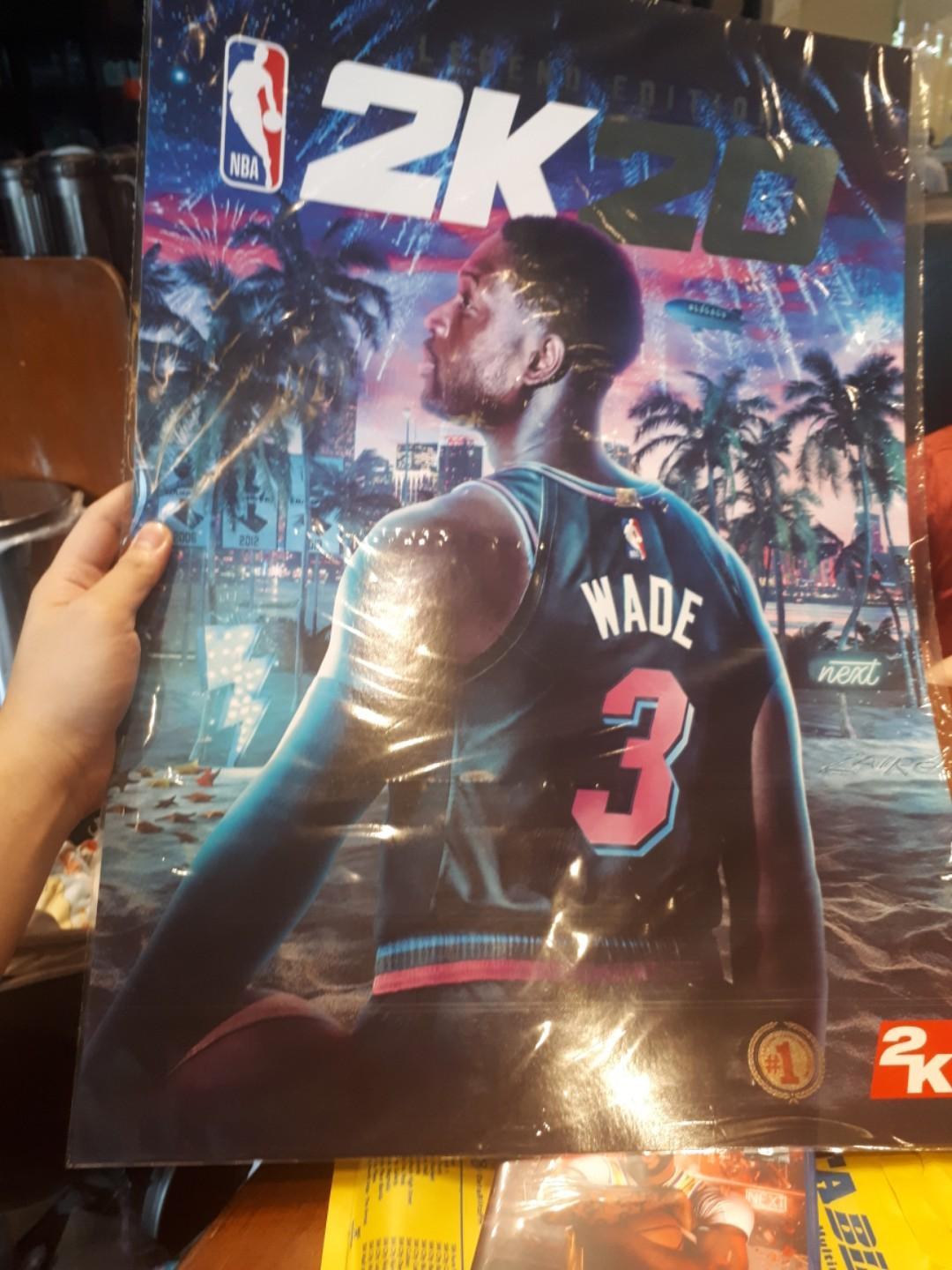 NBA 2K20 Dwyane Wade poster, Video Gaming, Video Games, PlayStation on ...