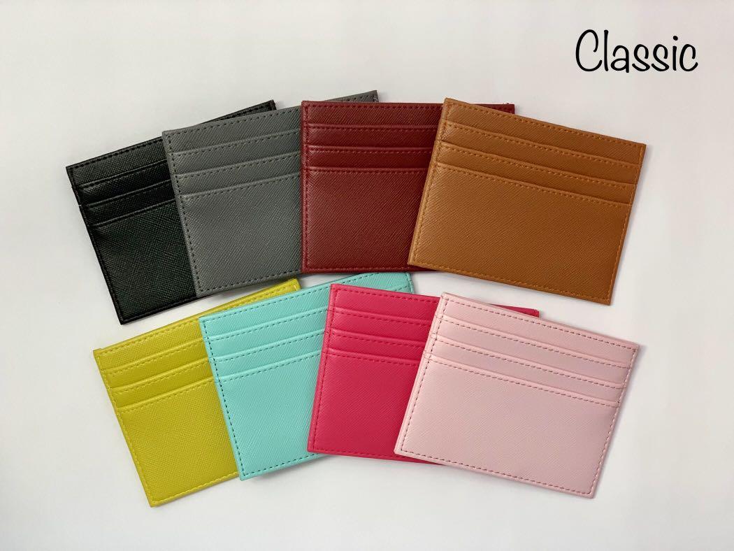 Personalised/Customised Cardholder with Name/ Initials, Men's Fashion ...