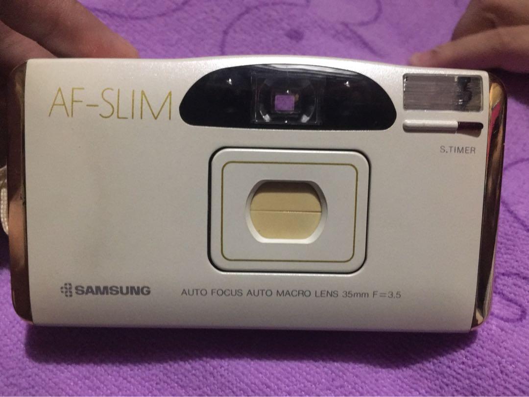 Samsung AF-slim camera film, Photography, Cameras on Carousell