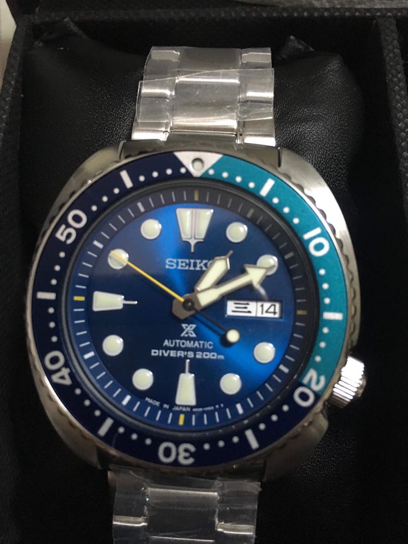 Seiko Turtle Blue Lagoon J Series, Men's Fashion, Watches & Accessories ...