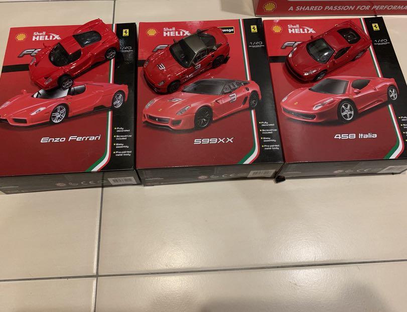 Shell Ferrari Assembly Kit Enzo Ferrari 458 Italia 599xx, Hobbies ...
