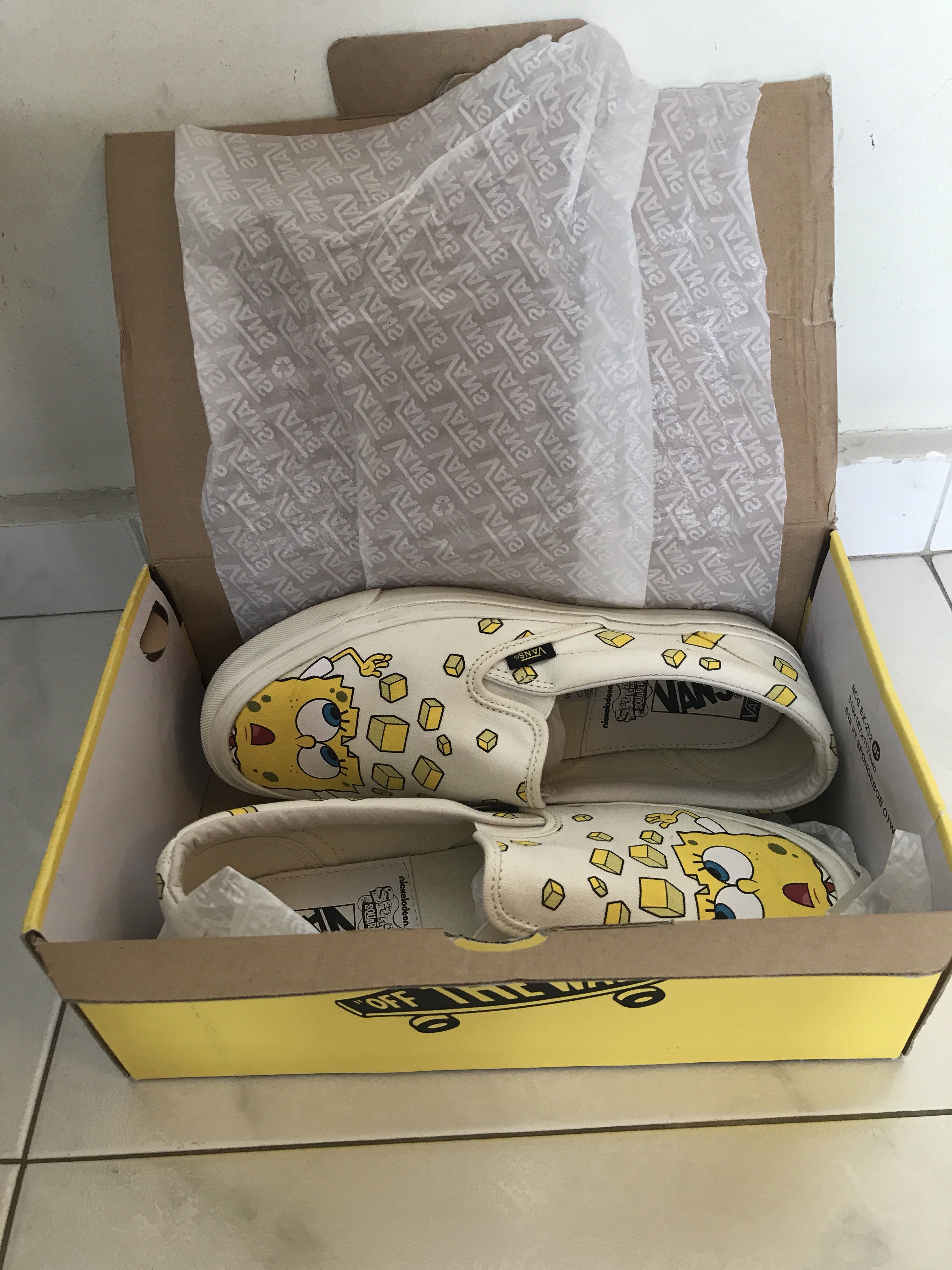 spongebob vans, Women's Fashion, Footwear, Sneakers on Carousell
